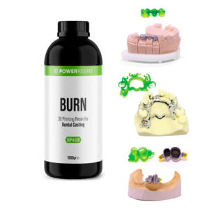 BURN - Resina Dental 100% Calcinable (Casteable) 1KG - Creativo 3D